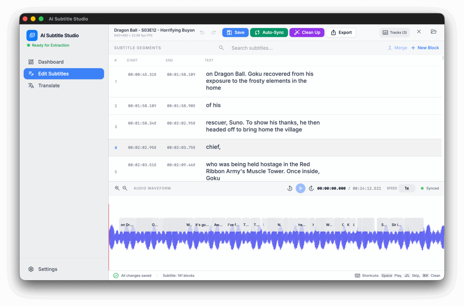 AI Subtitle Studio